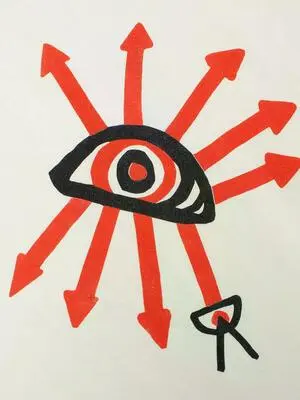 DISTRICT VISION Eye-printed T-shirt