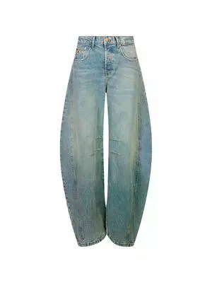 LOIS Barrel Leg Jeans With Contrast Stitching