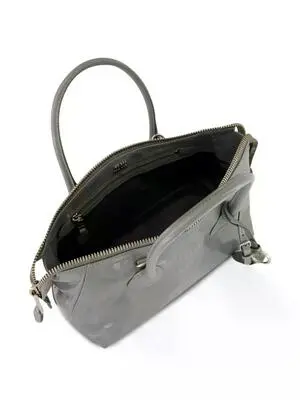 Miu Miu Logo-embossed Leather Shoulder Bag