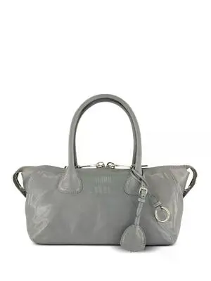 Miu Miu Logo-embossed Leather Shoulder Bag