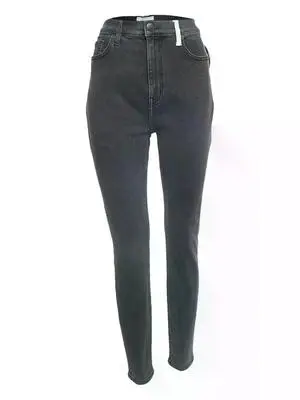 Current/Elliott Pocketed Straight Leg Jeans
