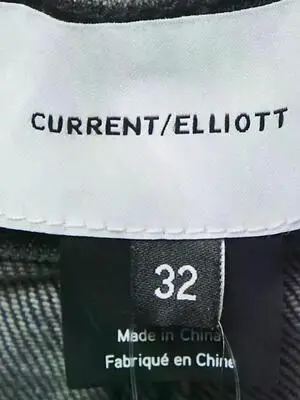 Current/Elliott Pocketed Straight Leg Jeans