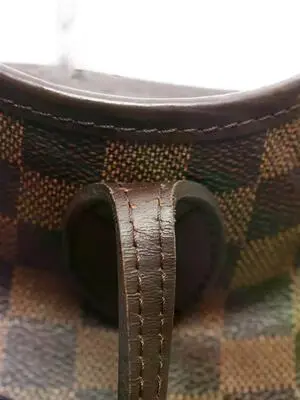 LOUIS VUITTON 2016 Mm Neverfull Damier Ebene Tote Bag