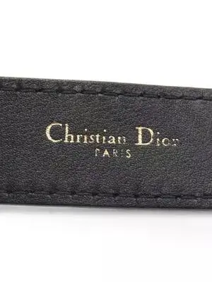 Dior 2010s Logo-buckle Leather Belt