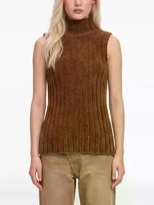 R13 Ribbed-knit Sleeveless Sweater