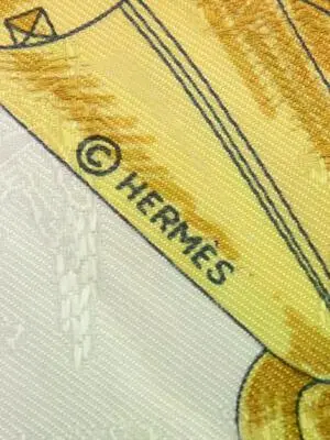 Hermès 2010s L'instruction Du Roy Scarf - White