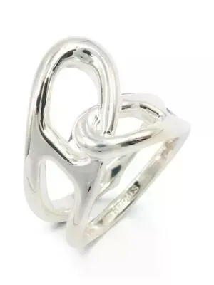 Hermès 2010s Chaîne D'ancre Punk Ring