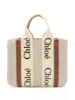 Chloé 2010s Small Woody Tote Bag - Neutrals