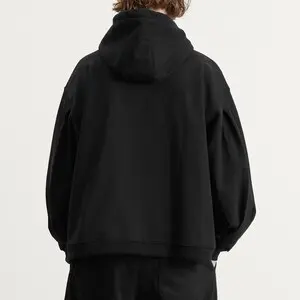 ANGLAN Double Valley Tuck Sweat Hoodie