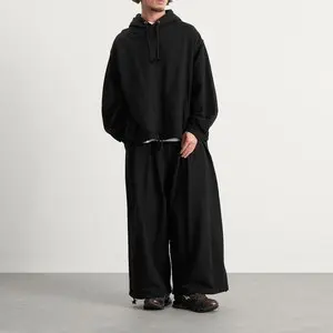 ANGLAN Double Valley Tuck Sweat Hoodie