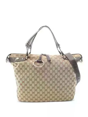 Gucci Gg Canvas Tote Bag - Neutrals