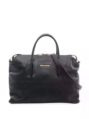 Miu Miu 2010s Leather Tote Bag