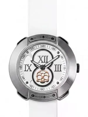 HYDROGEN Vista Roman 29mm Skull-motif Watch - White
