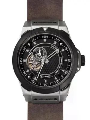 HYDROGEN Vento Skeleton 44mm Watch - Black