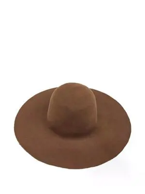 MAISON MICHEL Flat-brim Hat