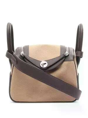 Hermès Mini Lindy Shoulder Bag - Neutrals