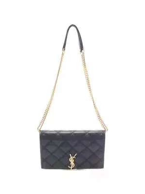Saint Laurent 2010s Becky Chain Shoulder Bag - Black