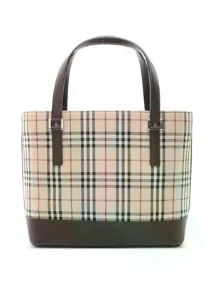 Burberry Nova Check Tote Bag - Neutrals