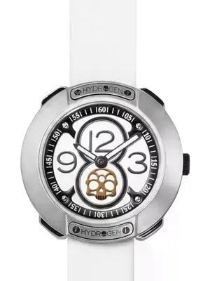 HYDROGEN Vista Numero Skull Motif 29mm Watch - White