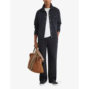 REISS Thom Twin-pocket Stretch Cotton-blend Overshirt