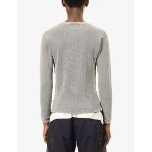 PELLADOR Waffle Crew-neck Knitted Jumper