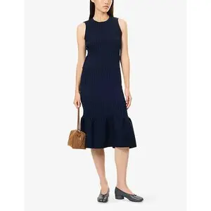 CFCL Fluted Mermaid Knitted Midi Dress