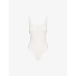 SKIMS Cotton Jersey Scoop-neck Stretch-cotton Body