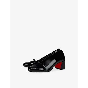 CHRISTIAN LOUBOUTIN Jane Nina 55 Patent Leather Mary Jane Pumps