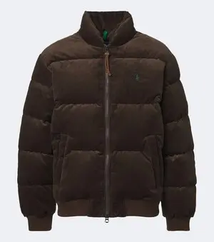 Polo Ralph Lauren Corduroy Down Jacket - Brown