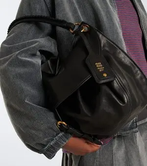 Miu Miu Rendez‑vous Leather Top-handle Bag