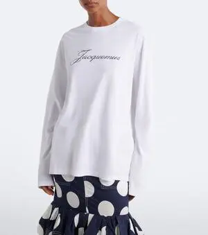 Jacquemus Logo Cotton And Hemp Jersey T-shirt