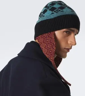 Dries Van Noten Jacquard Wool Beanie