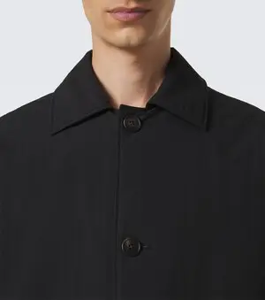 THE ROW Verna Cotton Poplin Car Coat