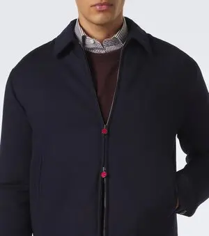Kiton Wool Bomber Jacket