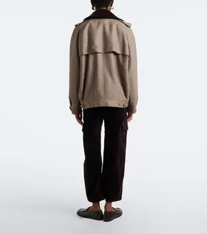 Citizens Of Humanity Thassos Cotton Corduroy Wide-leg Cargo Trousers - Brown