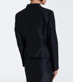 Gucci Silk Faille Jacket