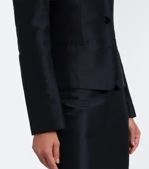 Gucci Silk Faille Jacket