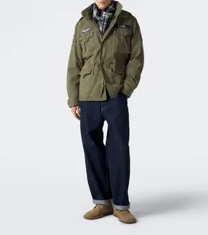 Polo Ralph Lauren Checked Fringed Wool Scarf