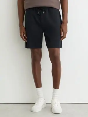 REISS Premium Interlock Drawstring Shorts