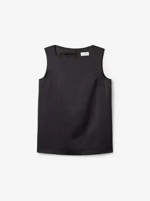 HOUSE OF DAGMAR Open Back Satin Top