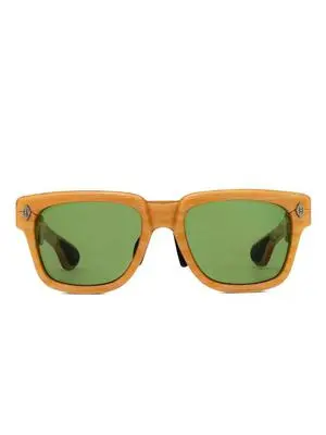 Chrome Hearts Wood-frame Detail Sunglasses - Brown