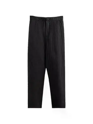 Kith Garrison Quilted Tailored Trousers - Black