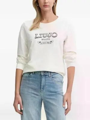 Liu Jo Embellished Graphic Sweatshirt