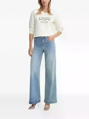 Liu Jo Embellished Graphic Sweatshirt