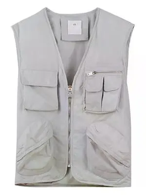 Givenchy Multi-pocket Sleeveless Vest - Grey