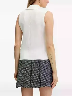 Dkny V-neck Knitted Vest