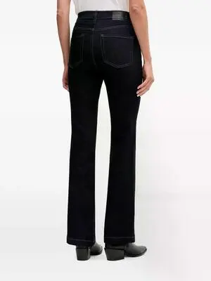 Dkny Flared High-waisted Jeans