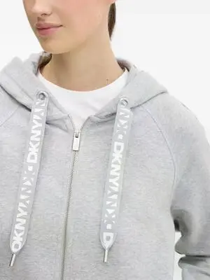 Dkny Hooded Zip-up Top