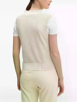 Dkny Perforated V-neck Vest