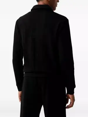 EA7 Logo-patch Quarter-zip Sweatshirt